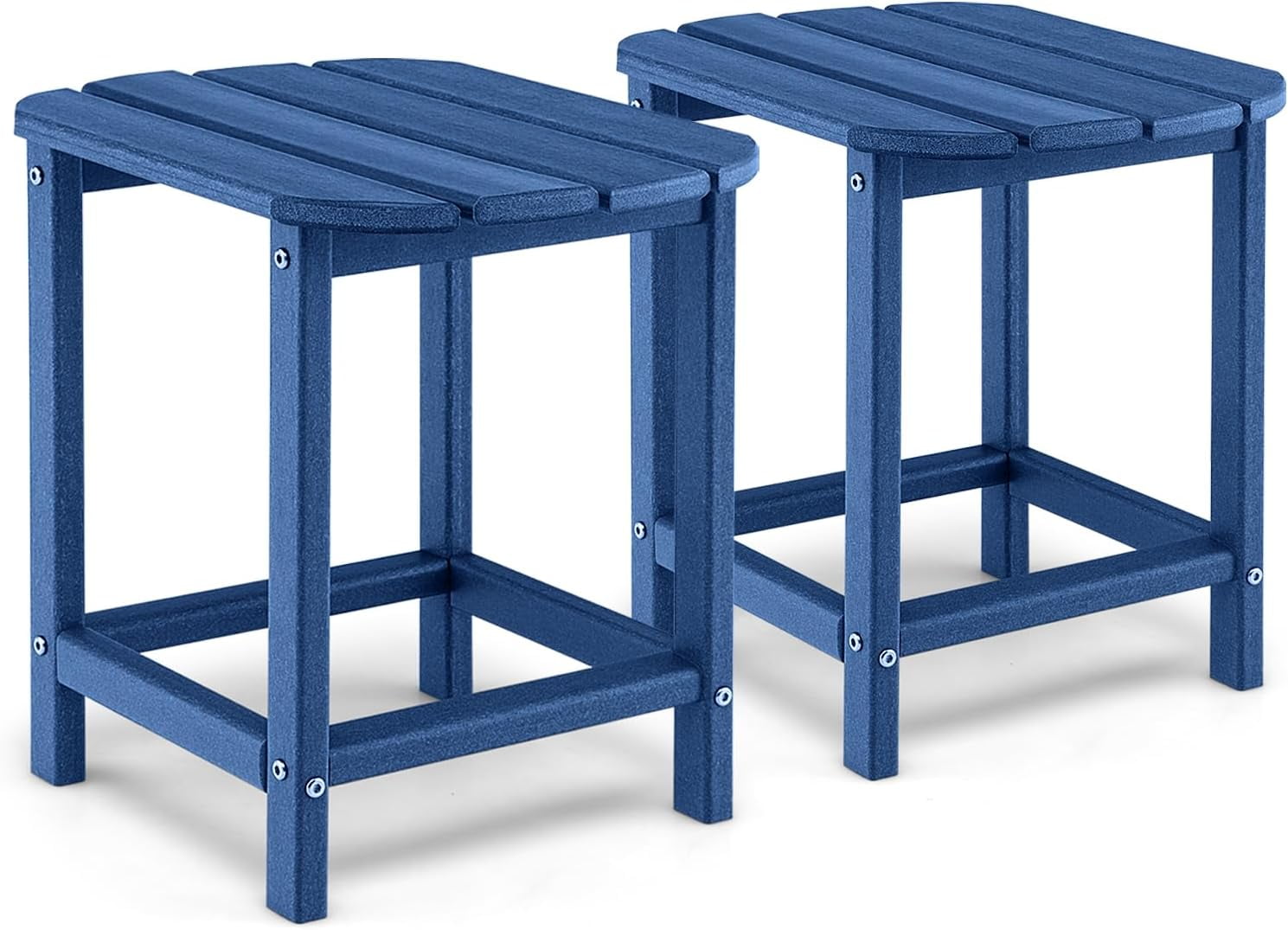 ZDOOR Outdoor Side Table, 18-Inch Small Patio Table, Weather Resistant ...