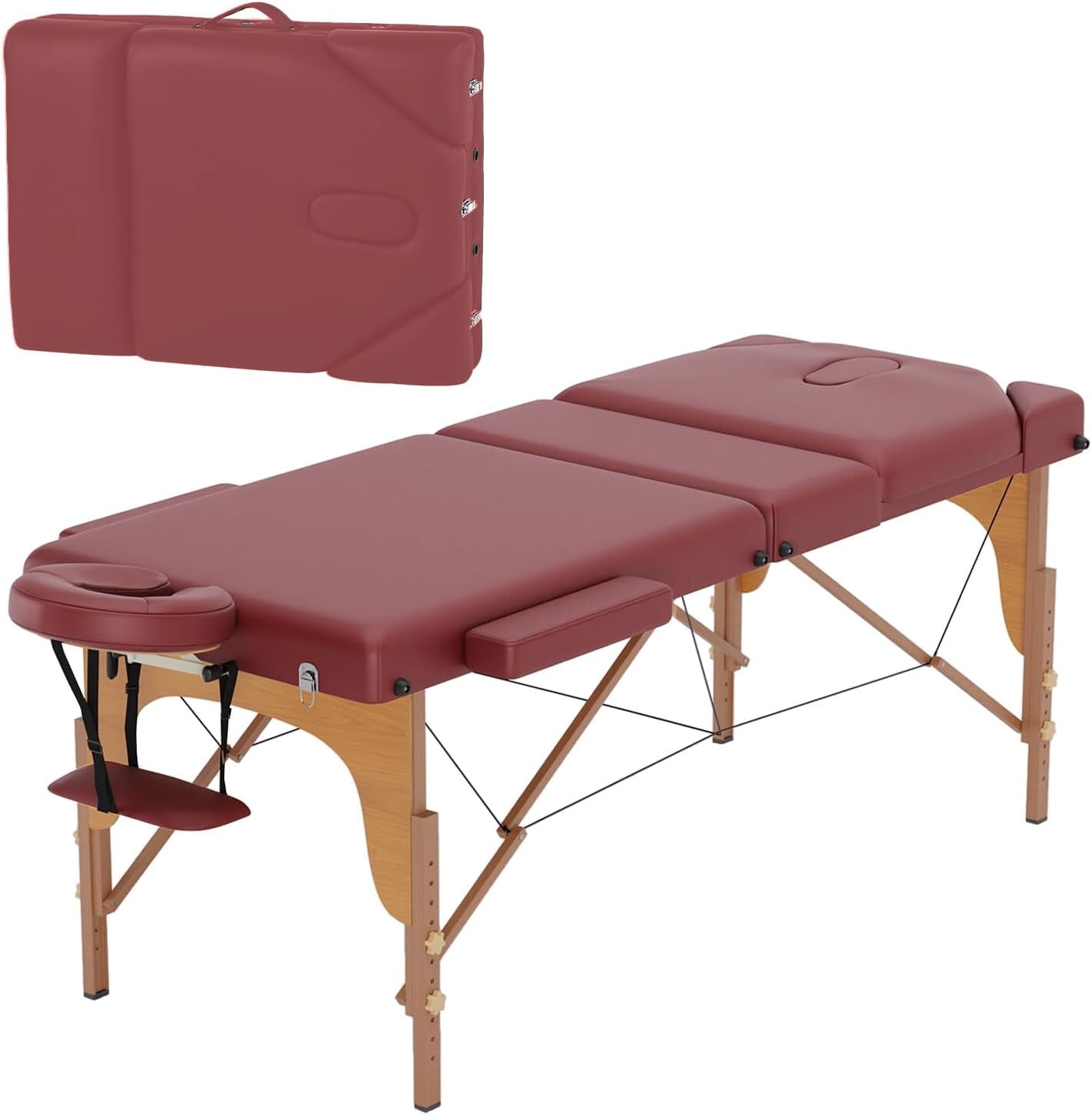 ZDOOR Portable Massage Table – 28” Wide Professional Massage Bed with ...