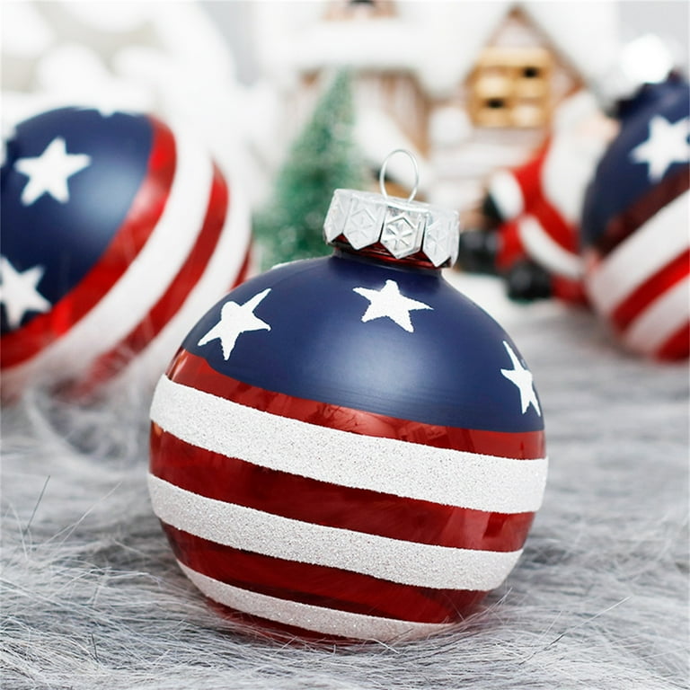 Patriotic christmas ornaments store
