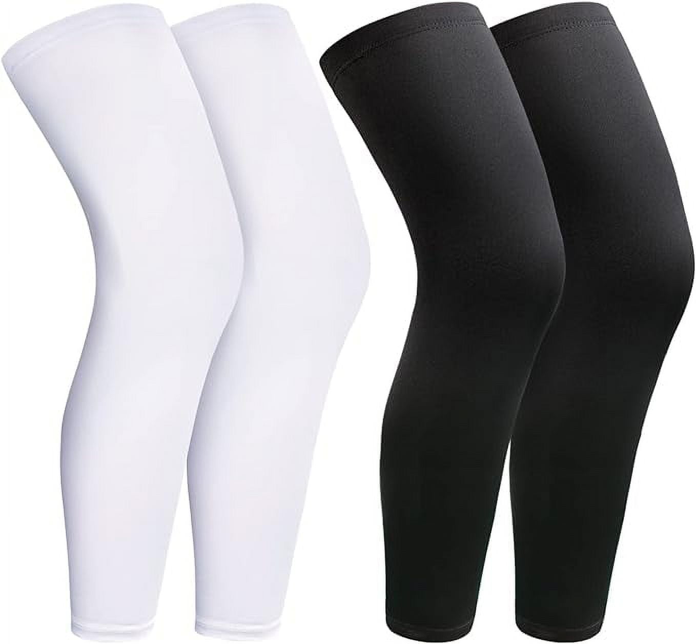 ZDWQFA 2Pairs Leg Sleeves,Full Leg Compression Sleeve,Compression Long ...