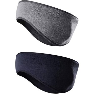 Fleece Ear Warmers for Men Women Kids - Winter Headband Ear Muffs Ear ...