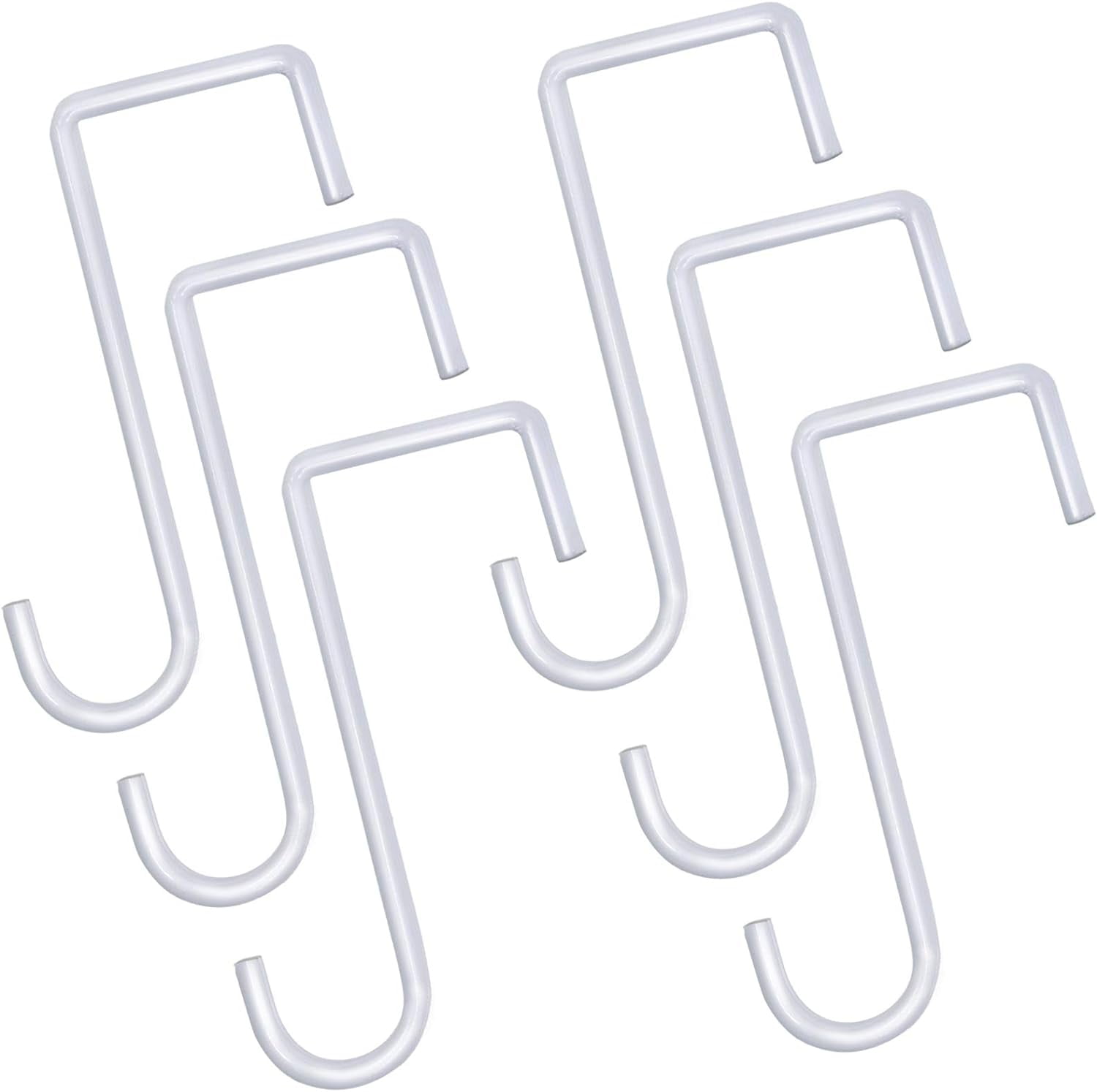 ZDWQFA Sturdy Fence Hooks, Vinyl Steel White, (6 Pieces) - Walmart.com
