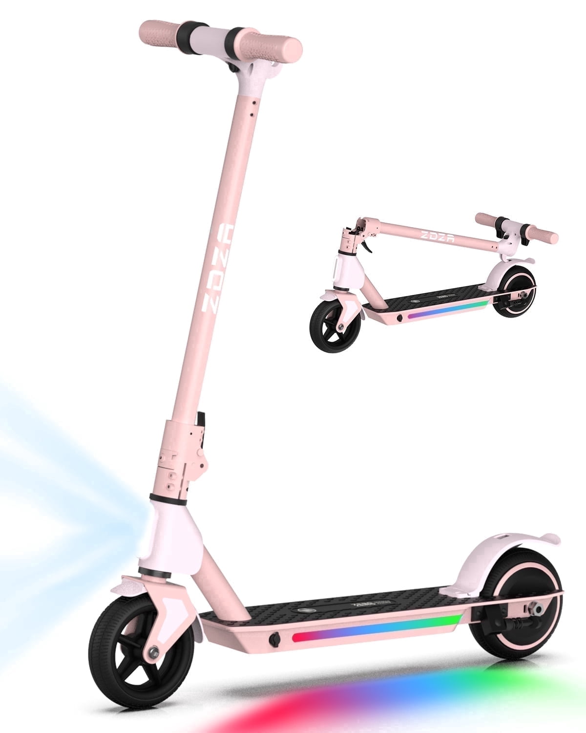 ZDZA Electric Scooter for Kids Ages 6-14, 10mph, 6mi Range 130W ...