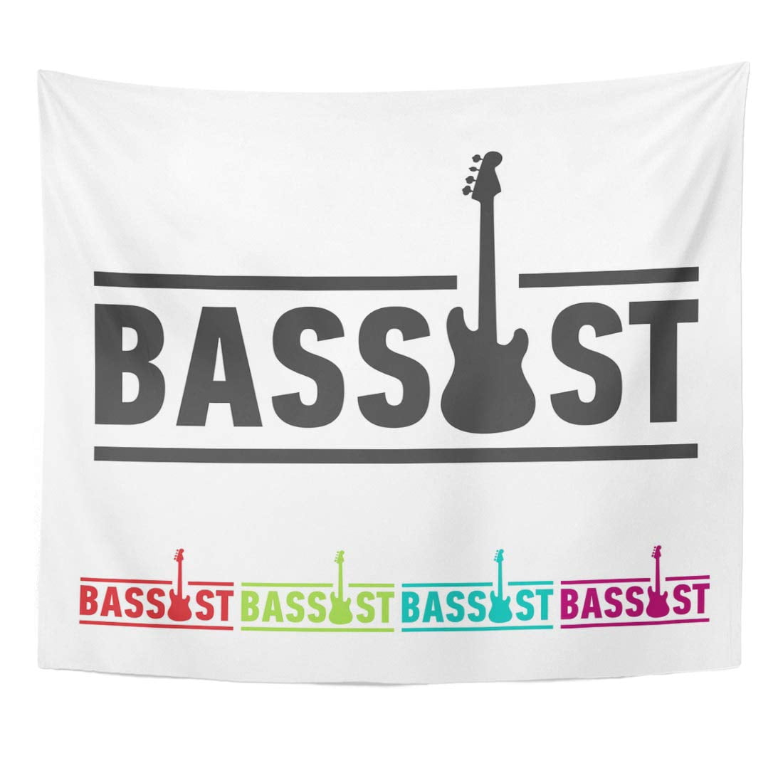 ZEALGNED Artist Fender Bassist Sign Bass Guitar Silhouette Acoustic ...
