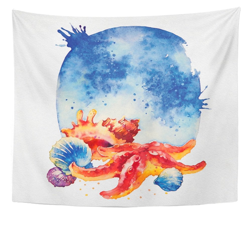 ZEALGNED Background Summer Holiday Season Life with Seashells ...