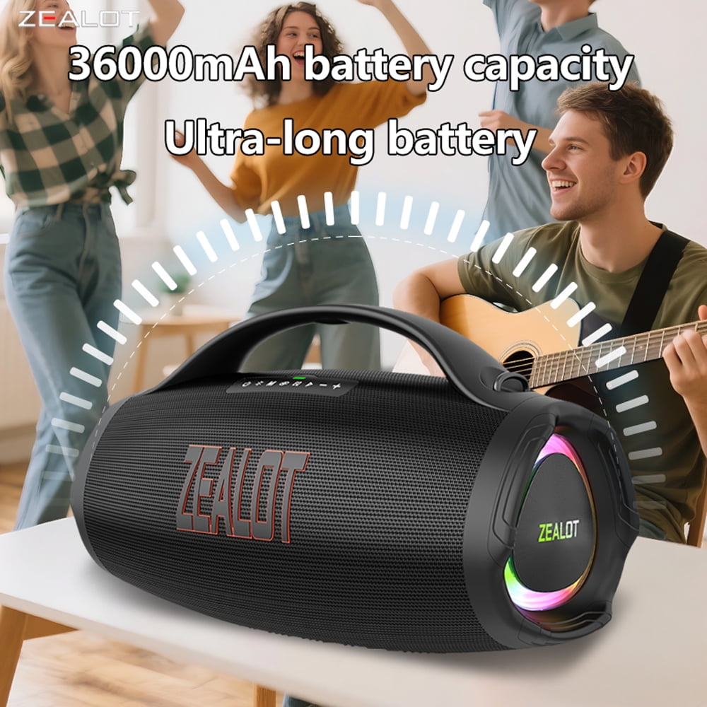 ZEALOT S98, Outdoor Portable Bluetooth Speaker – IPX6 Waterproof ...