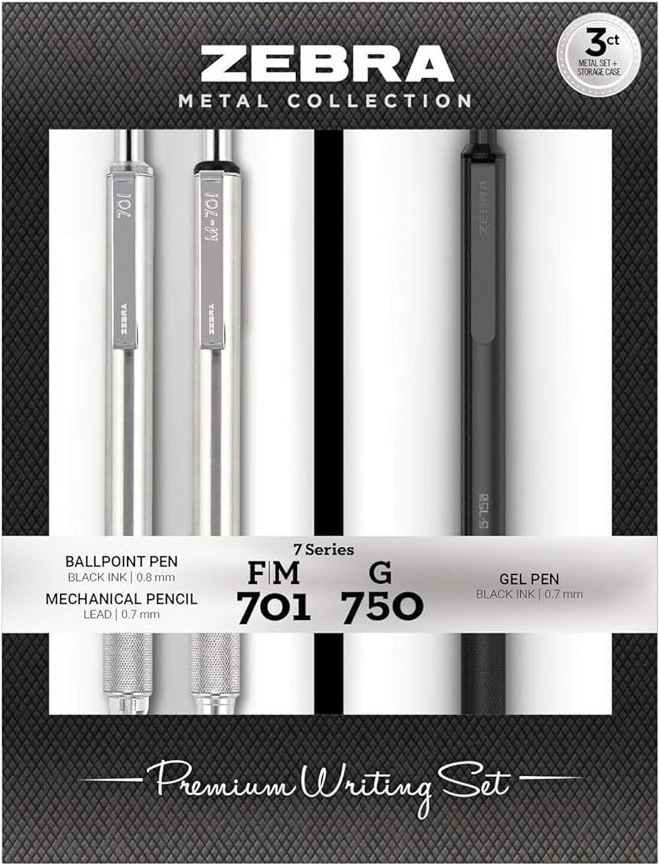 ZEBRA Pen G-750 Retractable Gel Pen, F-701 and M-701 Retractable Pen ...