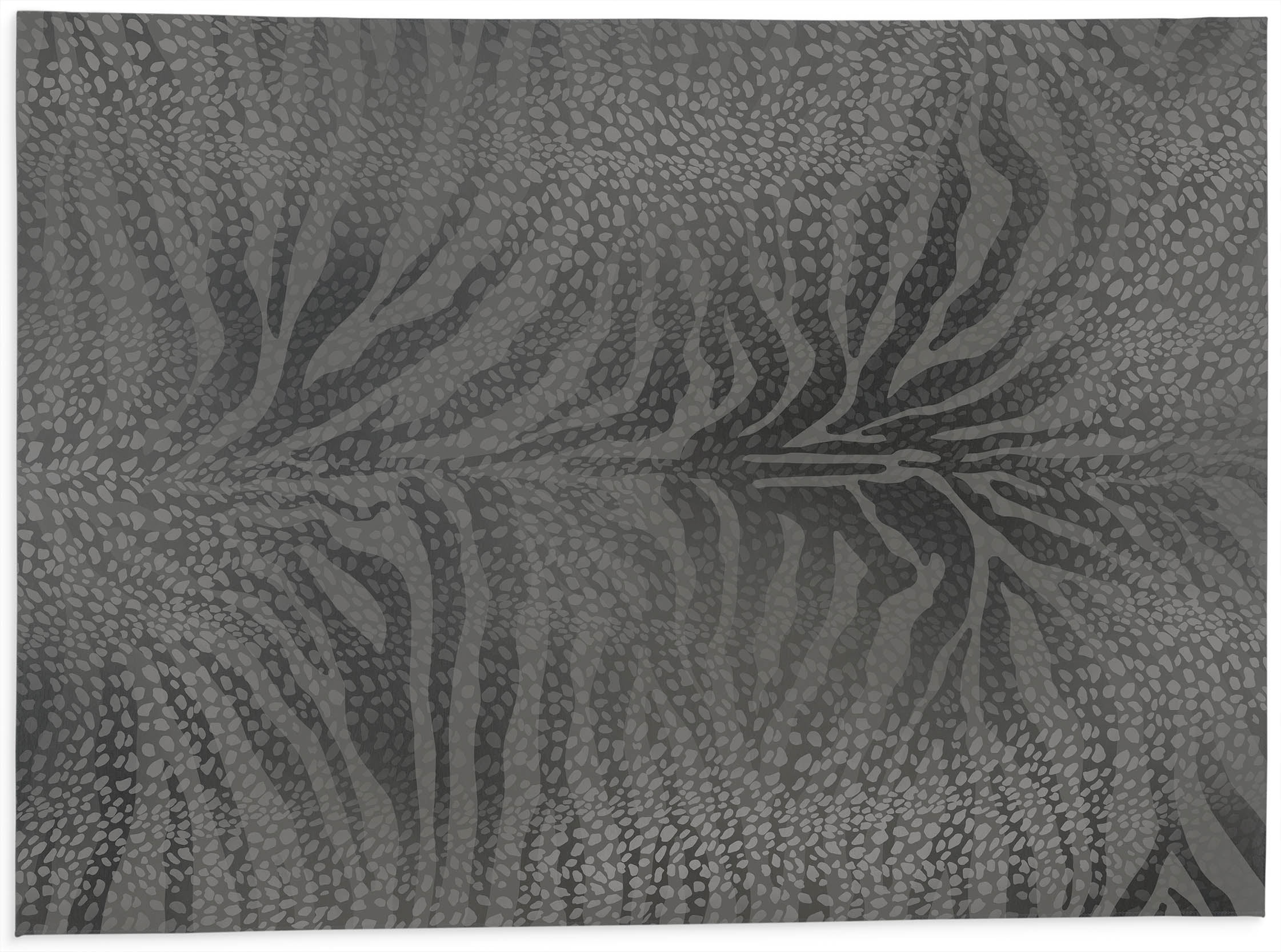 ZEBRA SPOTS CHARCOAL Indoor Floor Mat By Kavka Designs - Walmart.com