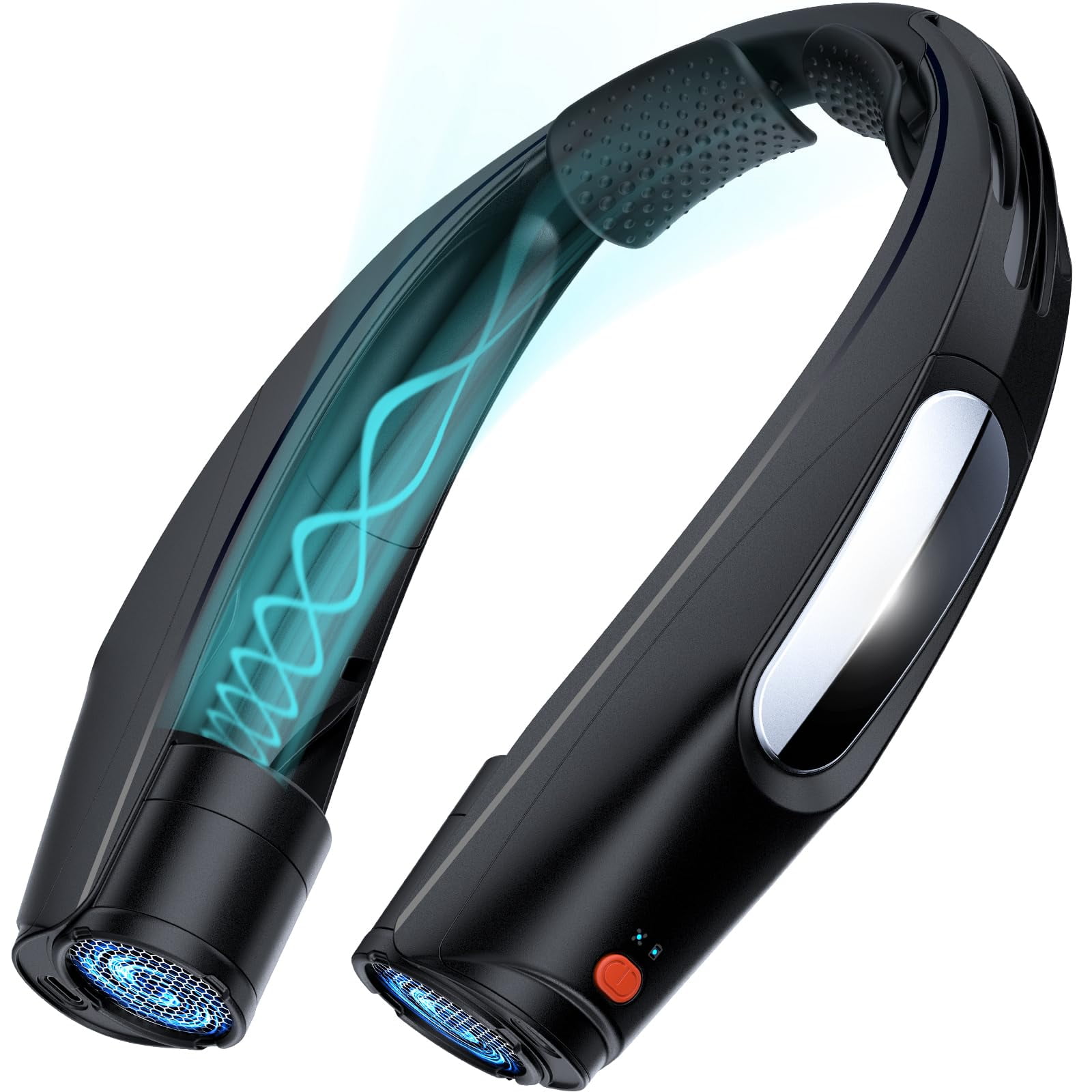 ZEEFO Portable Neck Fan, Hands Free Personal Fan- 6000mAh Battery ...