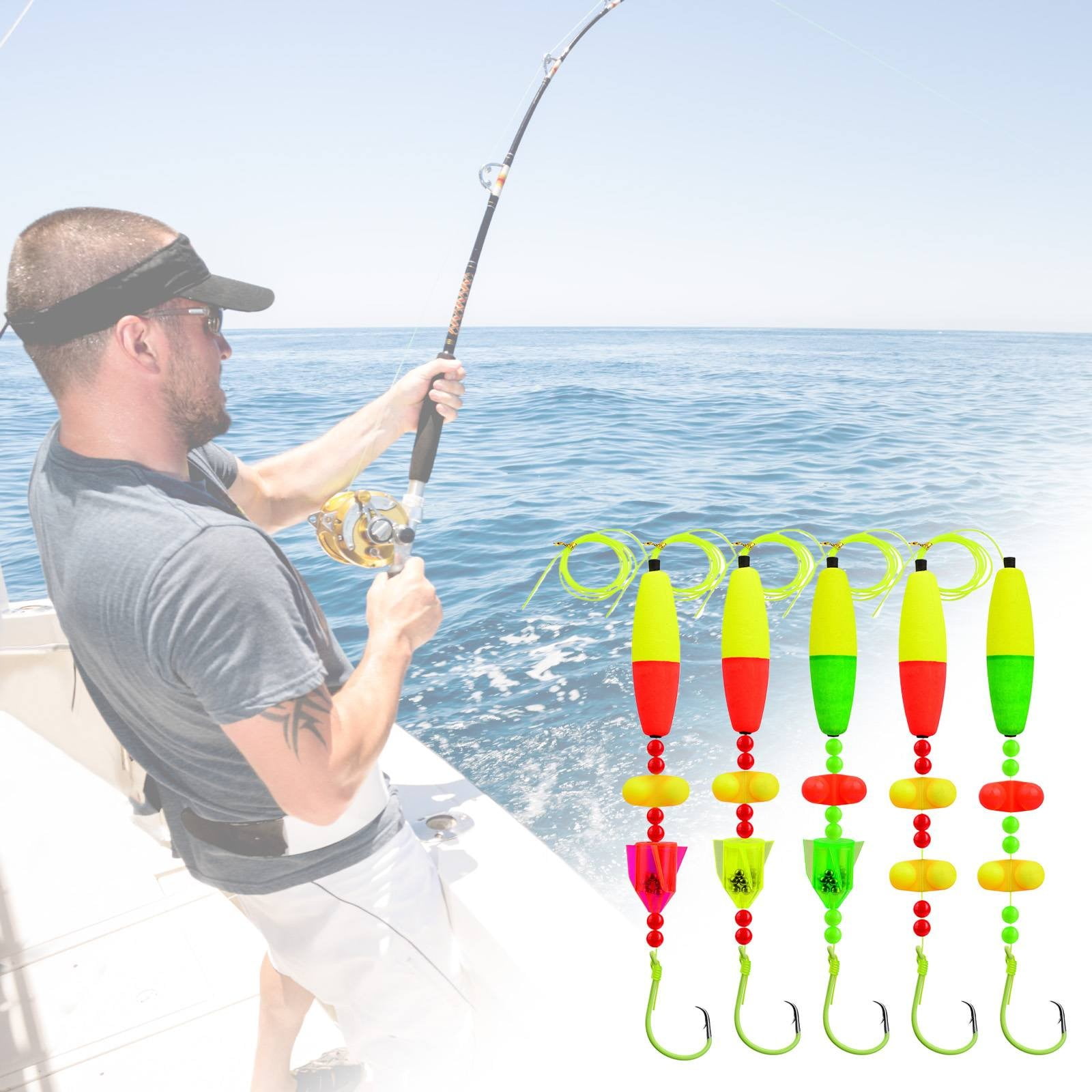 ZEELIY Catfish Fishing Set,Catfish Fishing Rigs Ready Kit, 2 in 1 ...