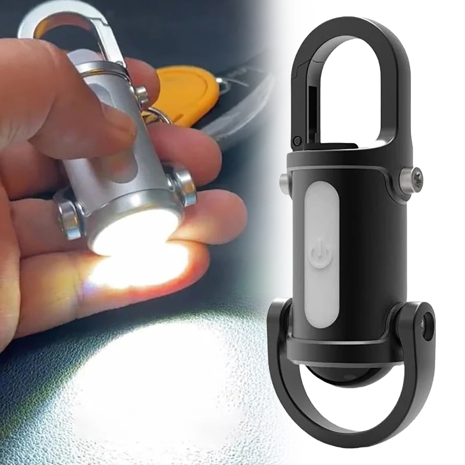 ZEELIY Mini Keychain Flashlight, Mini LED Keychain Flashlight, Tiny Ultra Bright Light Pocket ...