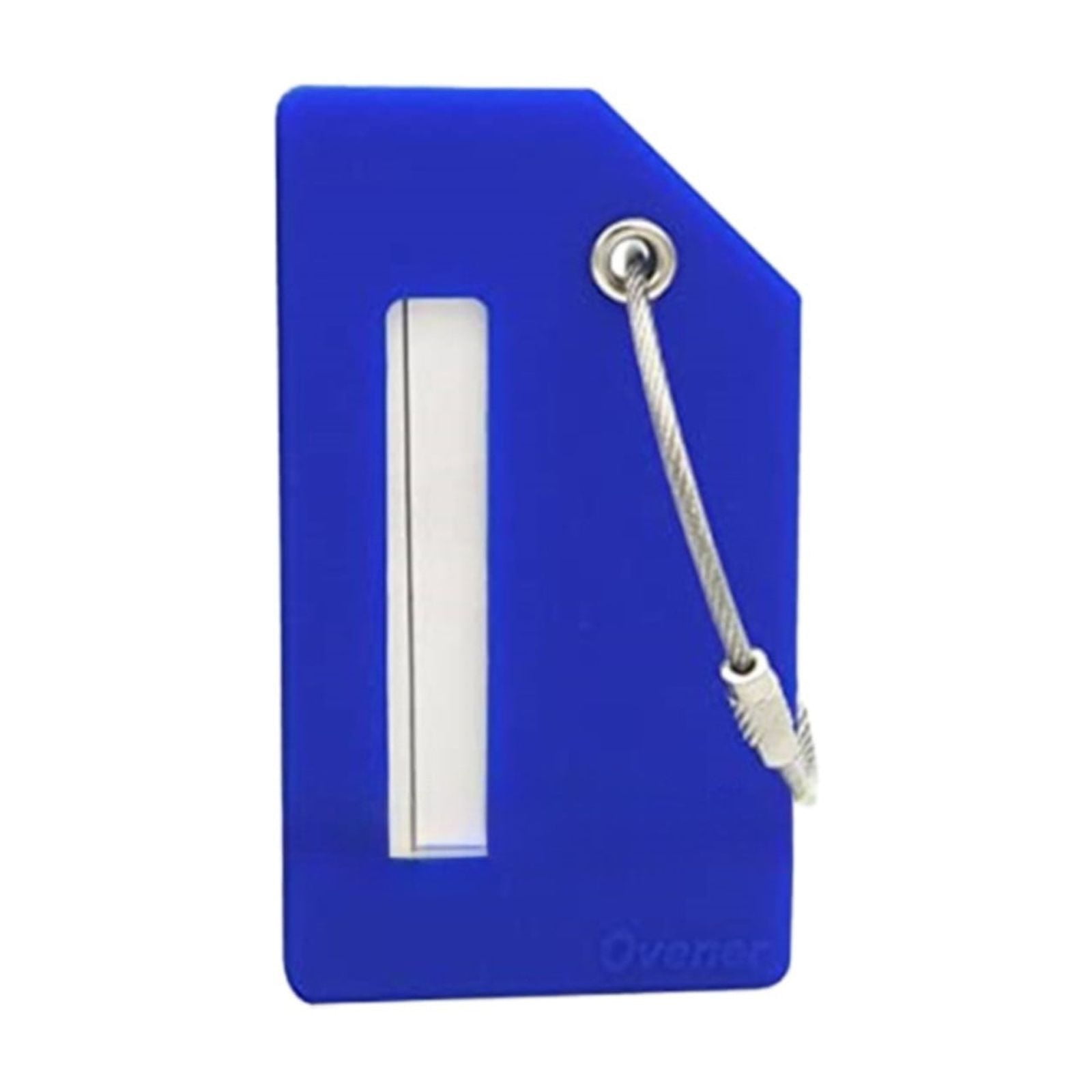 ZEELIY Silica gel Luggage Tags with Name ID Cards Aluminum Suitcase ...