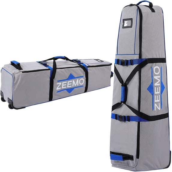 ZEEMO Golf Travel Bag, Full-Open Protective & Wheeled Airline-Approved ...