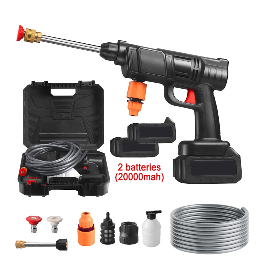 ZEFA Cordless High Pressure Cleaner Washer Spray Water Gun Car Wash ...