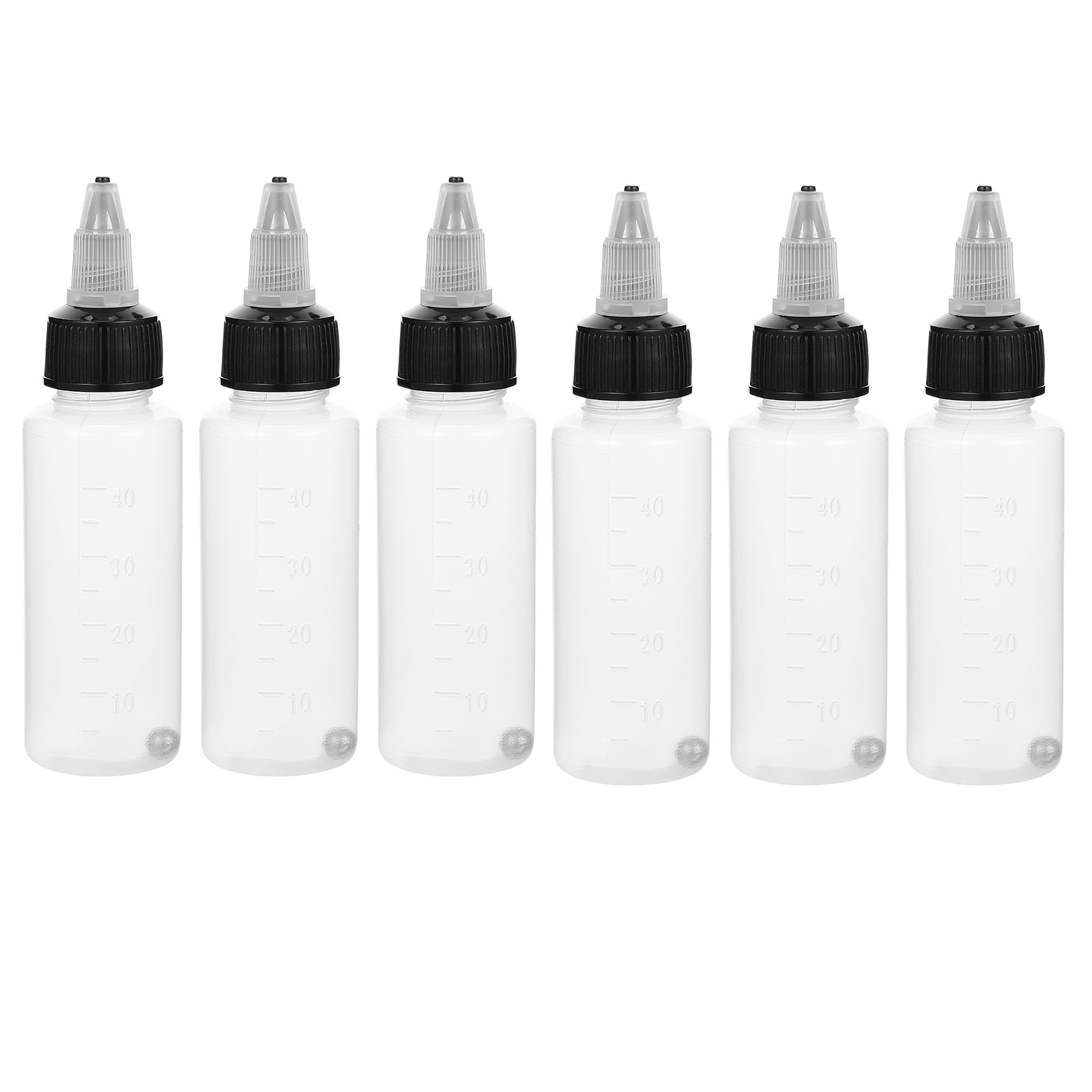 ZEHUANYU 1 Set 6Pcs Dropping Bottles Sub-bottling Paint Color Bottles ...