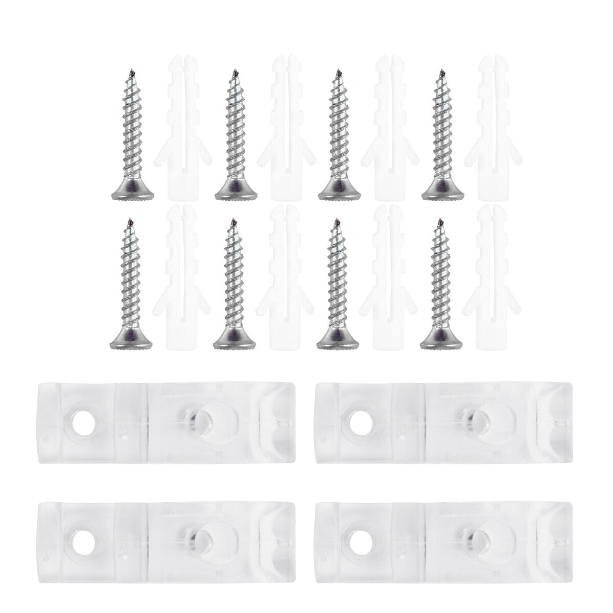 ZEHUANYU 1 Set Blinds Roller Curtain Plastic Clip Hook Screws for ...