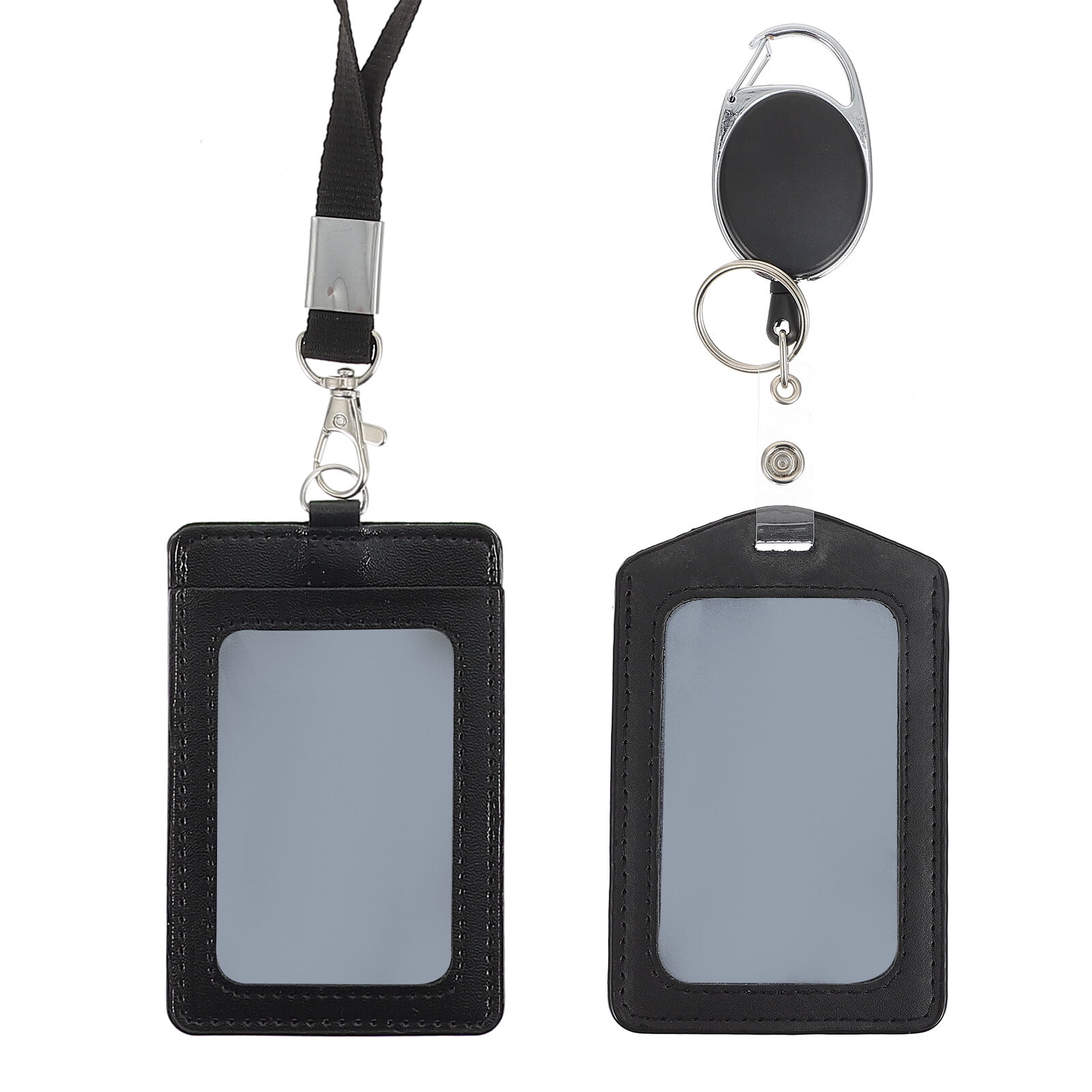 Zehuanyu Enforcement Buckle ID Card Holder Black Holders Convenient ...