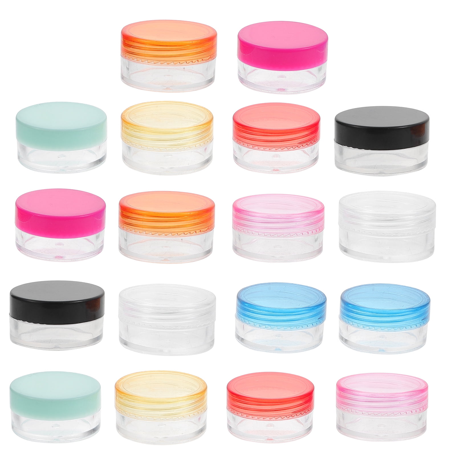 ZEHUANYU 100PCS Empty Cream Boxes Sample Cream Storage Containers Wide ...