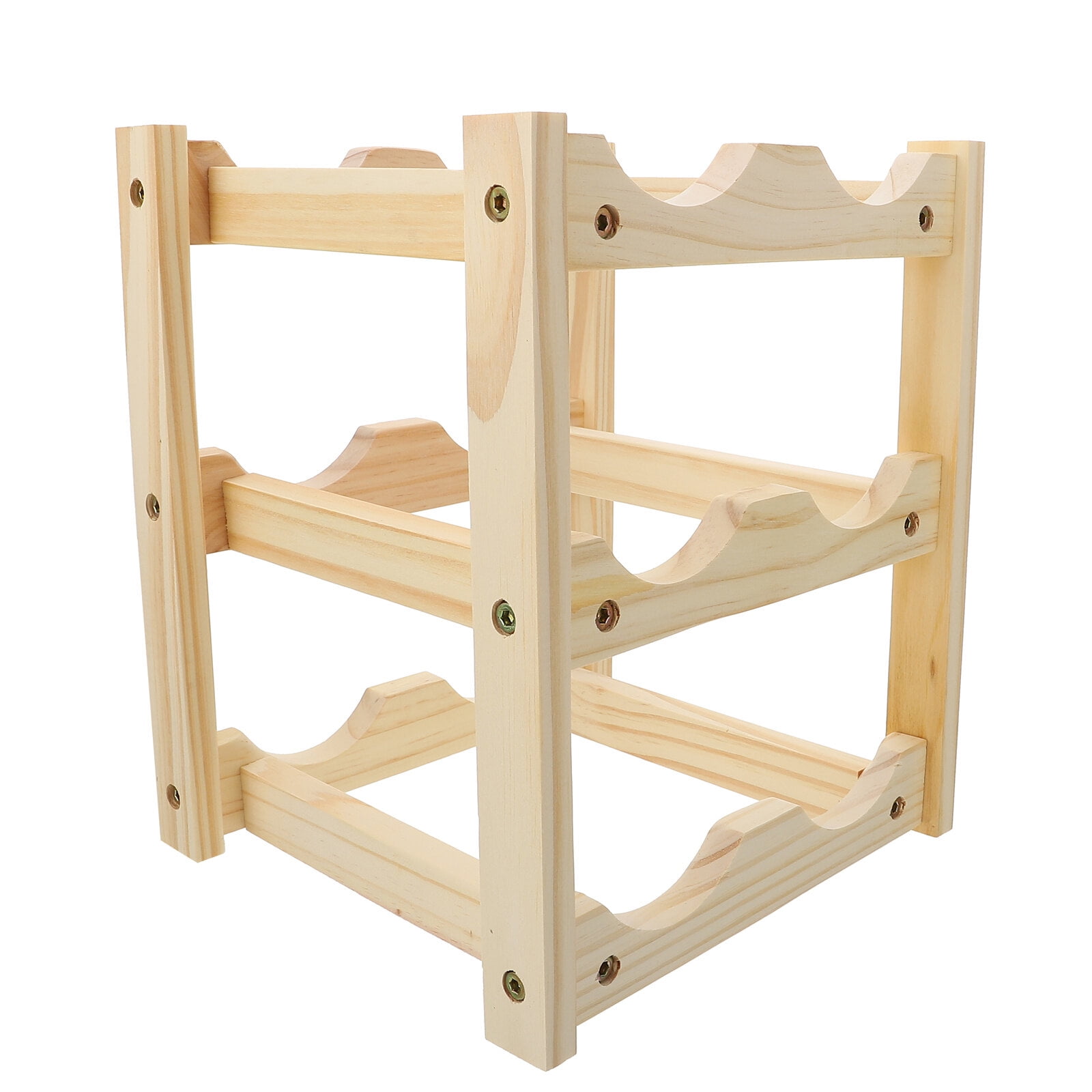 ZEHUANYU 1Pc Creative Red Wine Rack Wooden Red Wine Rack Wine Display ...