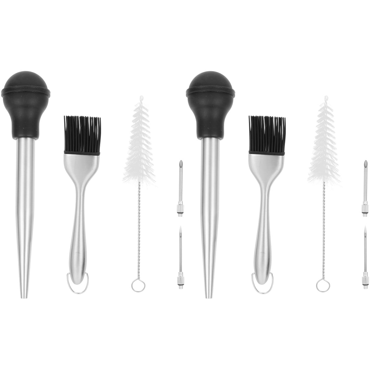 ZEHUANYU 2 Sets of Stainless Steel Turkey Baster Turkey Baster Needle ...