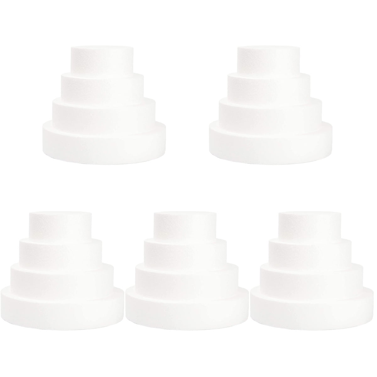 ZEHUANYU 20 Pcs Gathering Fake Cakes Multi-function Cake Dummies ...