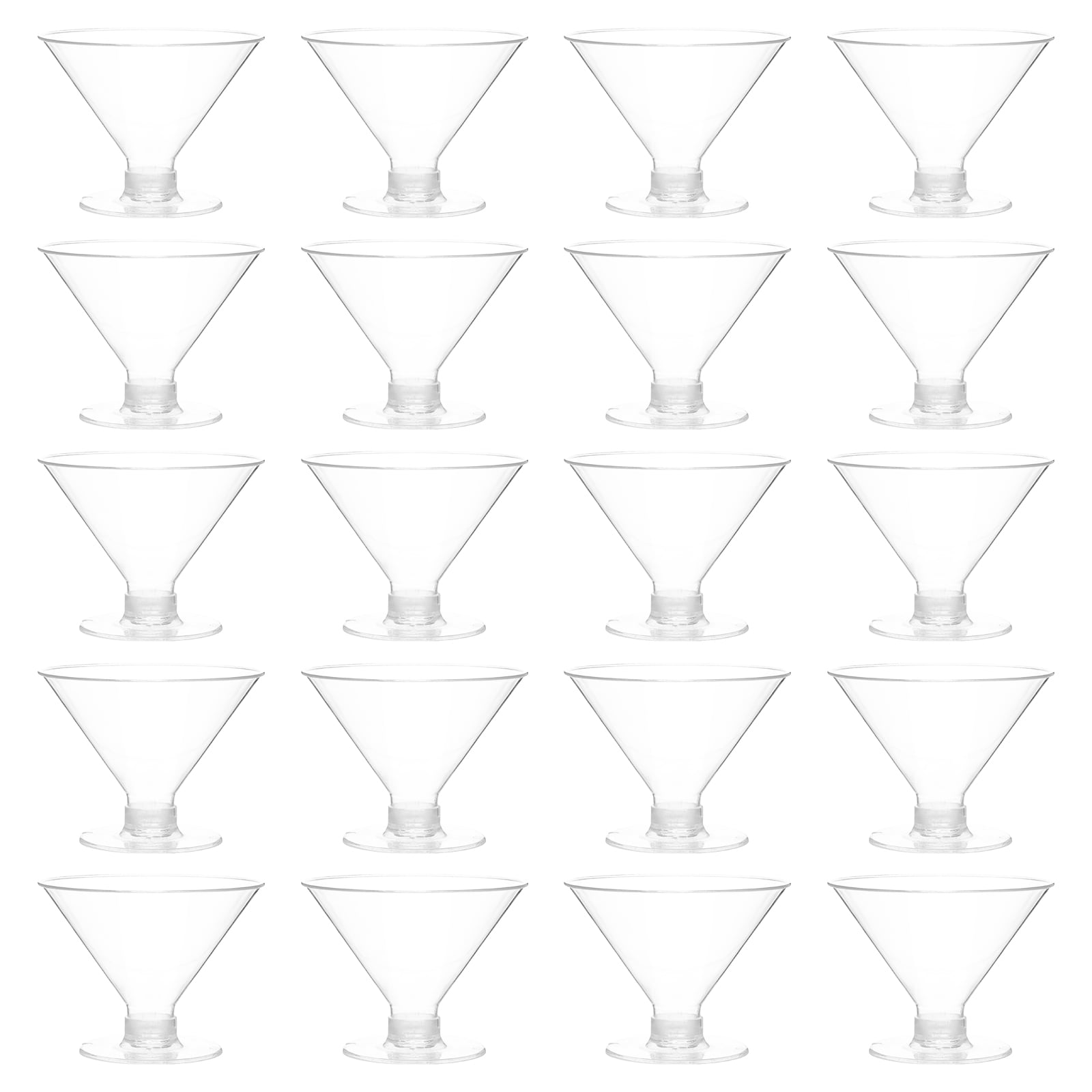 ZEHUANYU 25Pcs Dessert Serving Cup Ice Cream Cup Milk Shake Holder ...