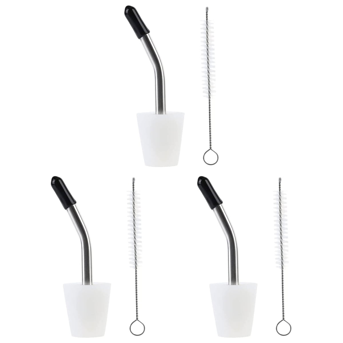 ZEHUANYU 3 Sets of Outdoor Kettle Spout Stainless Steel Teapot Pourer ...