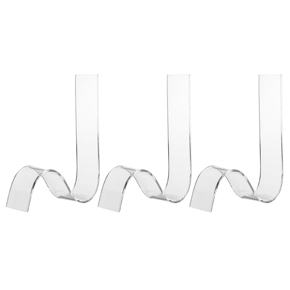 ZEHUANYU 3Pcs Shoe Display Stands S Shaped Acrylic Display Racks Sandal ...