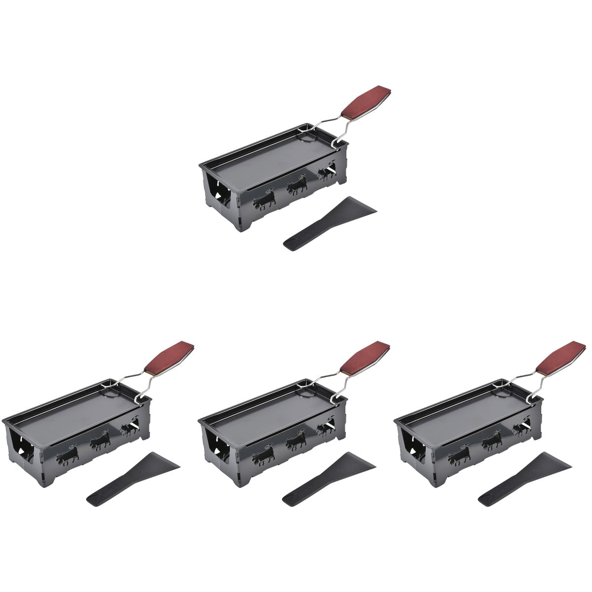 ZEHUANYU 4 Sets of Cheese Oven Non-stick Roaster Baking Tray Cheese ...