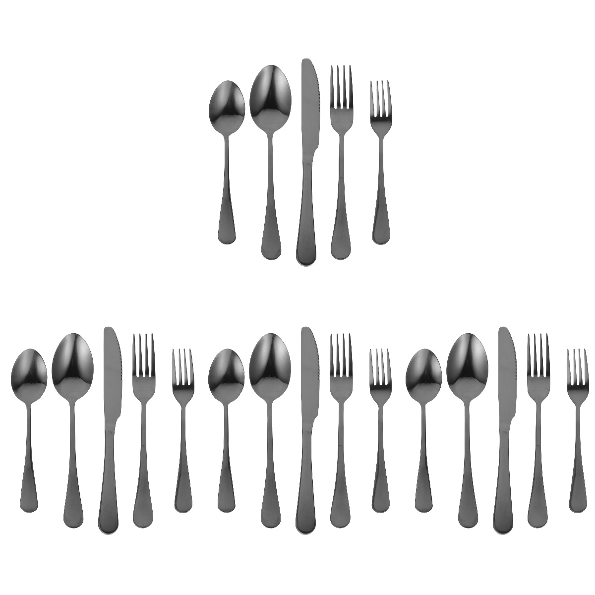 ZEHUANYU 4 Sets of Kitchen Stainless Steel Cutlery Stainless Steel ...