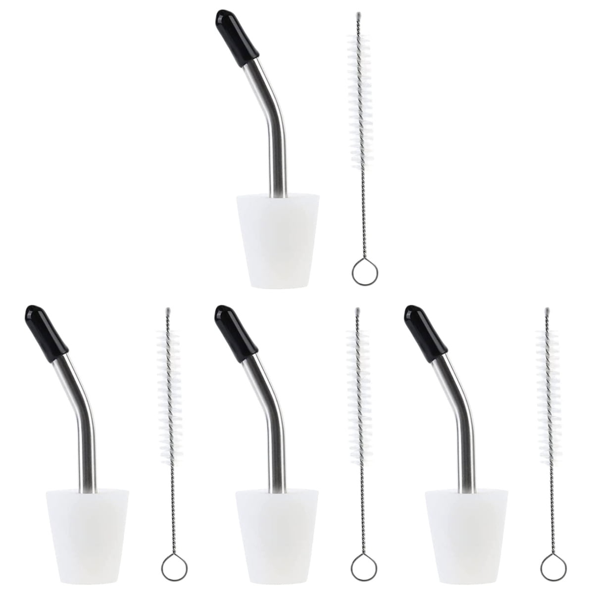 ZEHUANYU 4 Sets of Outdoor Kettle Spout Stainless Steel Teapot Pourer ...