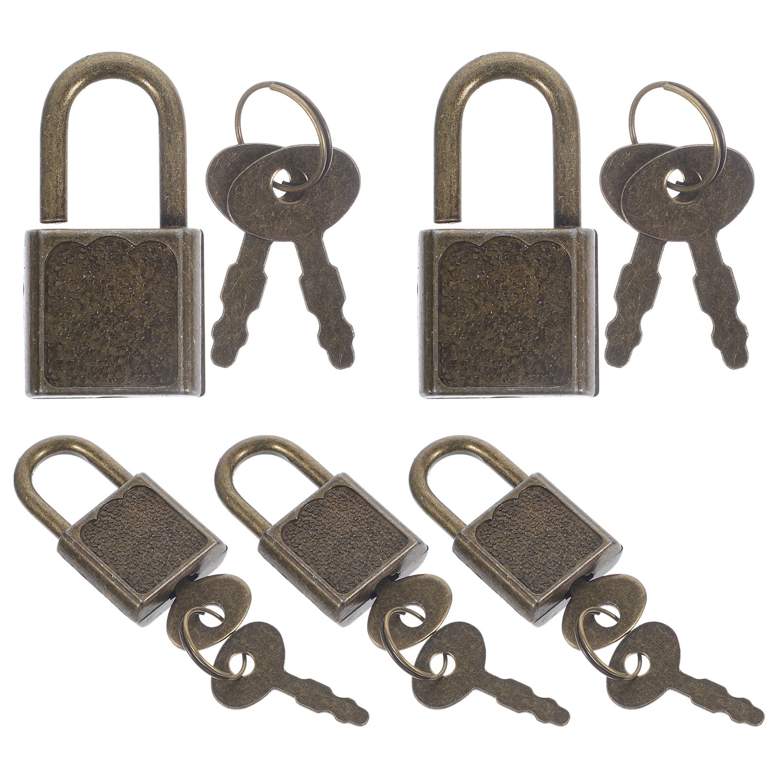 ZEHUANYU 5 Sets of Treasure Box Lock with Key Plastic Lock Kids Toy Box ...