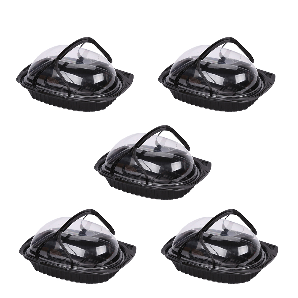 ZEHUANYU 5PCS Disposable Food Container Handheld Food Packing Box ...