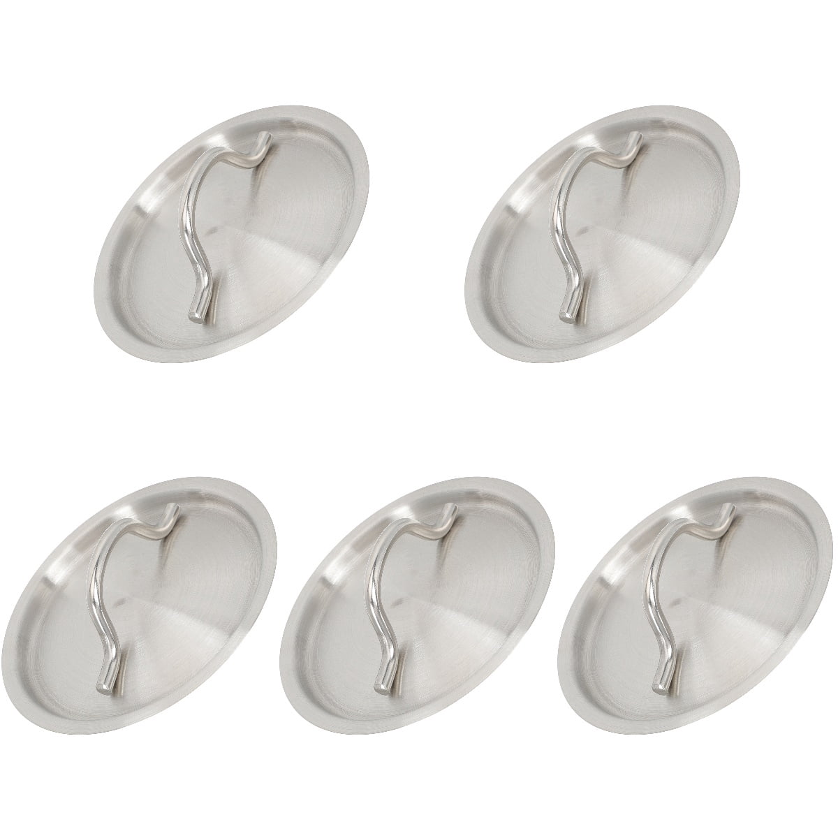 ZEHUANYU 5pcs Stainless Steel Lid Jar Replacement Lids Stainless Steel ...