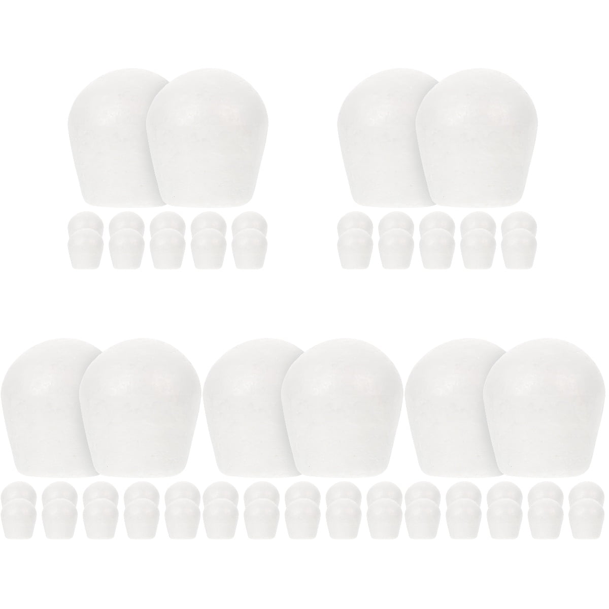 ZEHUANYU 60 Pcs Creative Shaped Foams Cakes Multi-function Cake Models ...