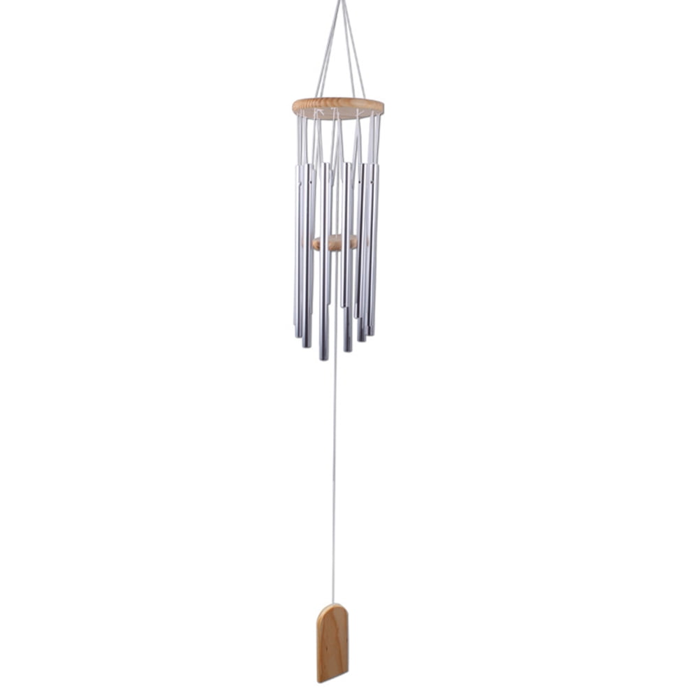ZEHUANYU Wind Chime Metal Tubes Beech Metal Church Bells Hanging Decor ...