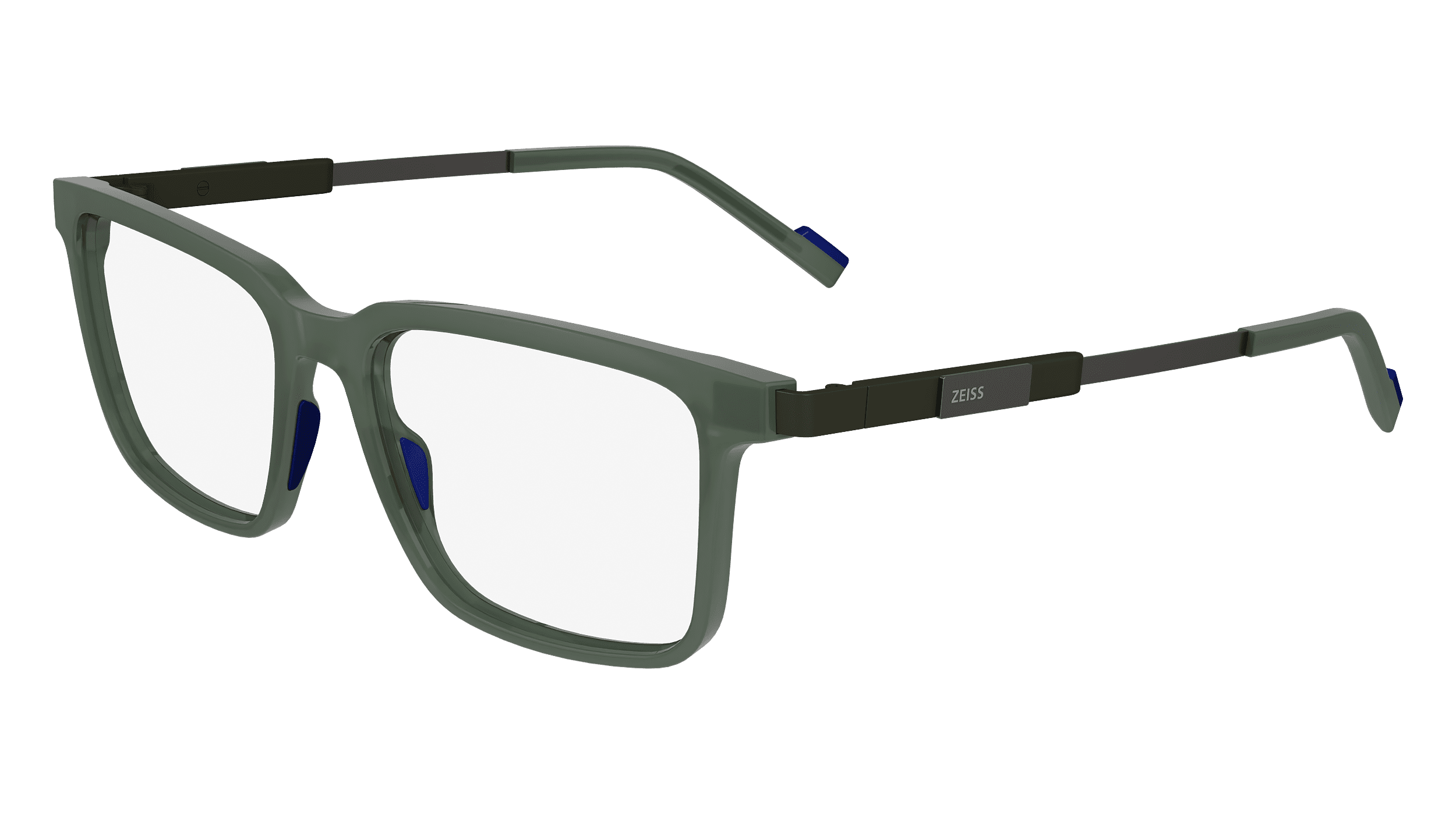 ZEISS OPHTHALMIC ZS23718 MALE 55/18/145 325 MATTE TRANSPARENT KHAKI ...