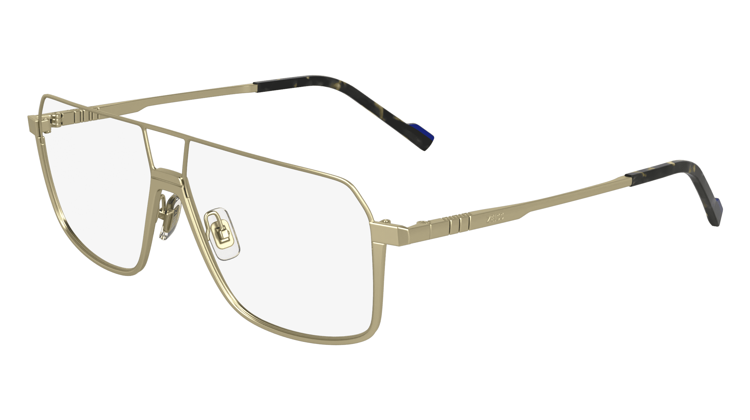 ZEISS OPHTHALMIC ZS24157LP MALE 57/12/145 718 SATIN GOLD/MATTE GREEN ...