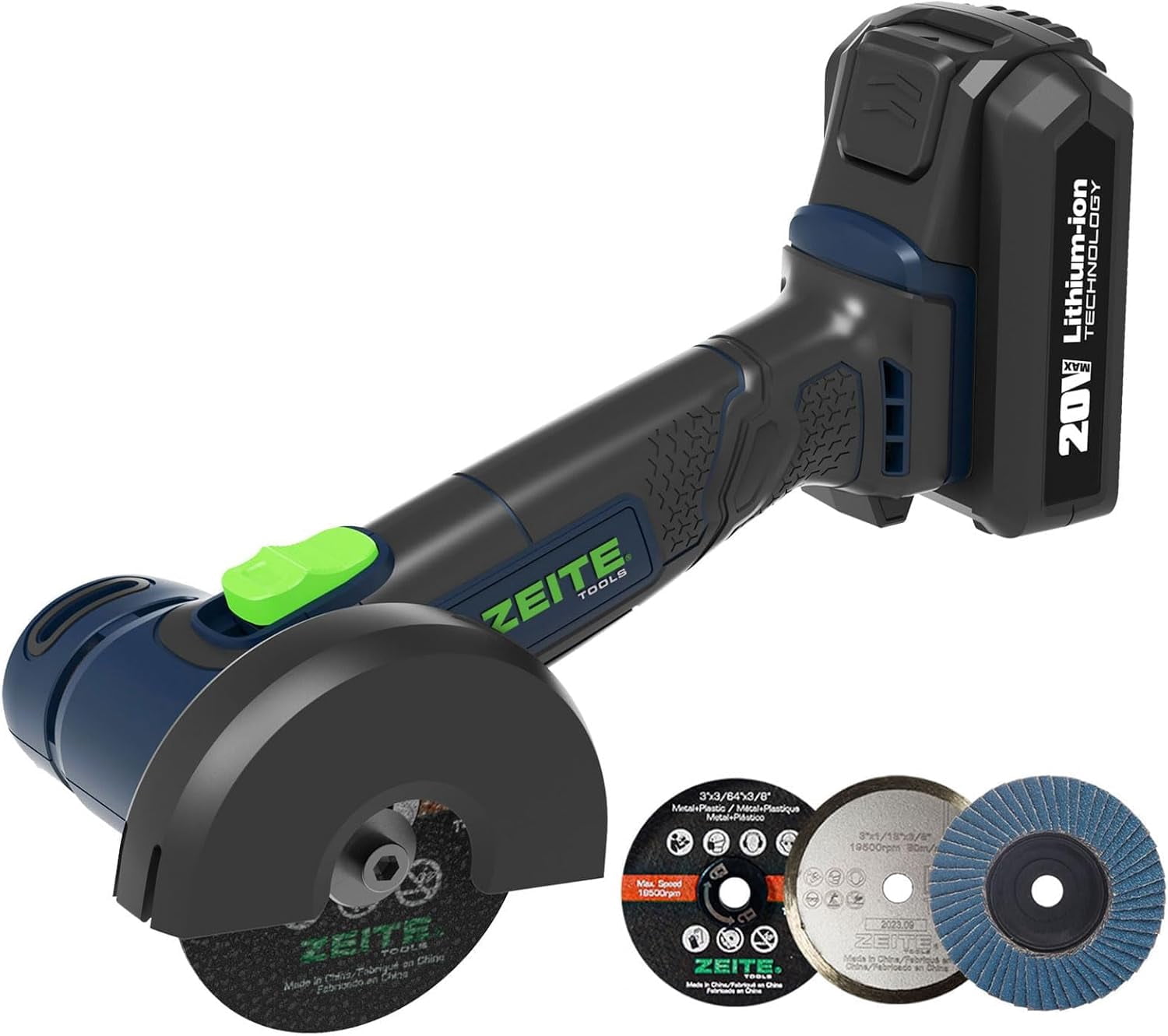 ZEITE 3" Cordless Cut Off Tool,20V Mini Multi-Cutter,Portable Metal ...