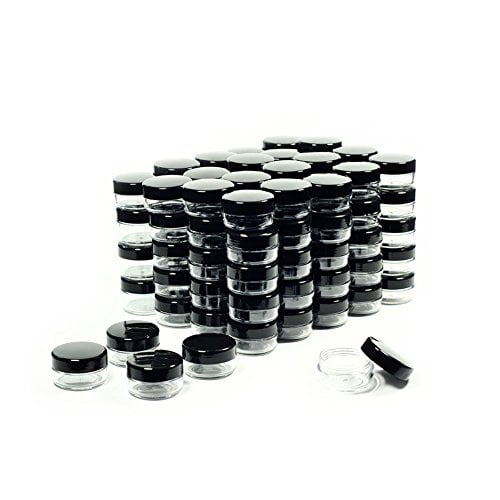 ZEJIA 10 Gram Sample Containers, 100 Count Cosmetic Containers with ...