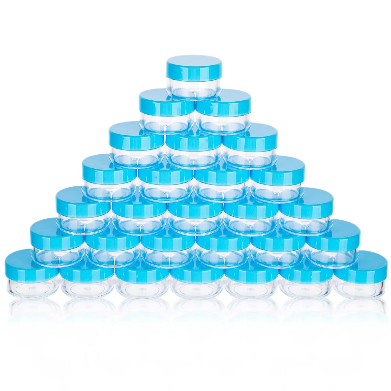ZEJIA 5 Gram Sample Containers with Lids, Mini Makeup Containers, Empty ...