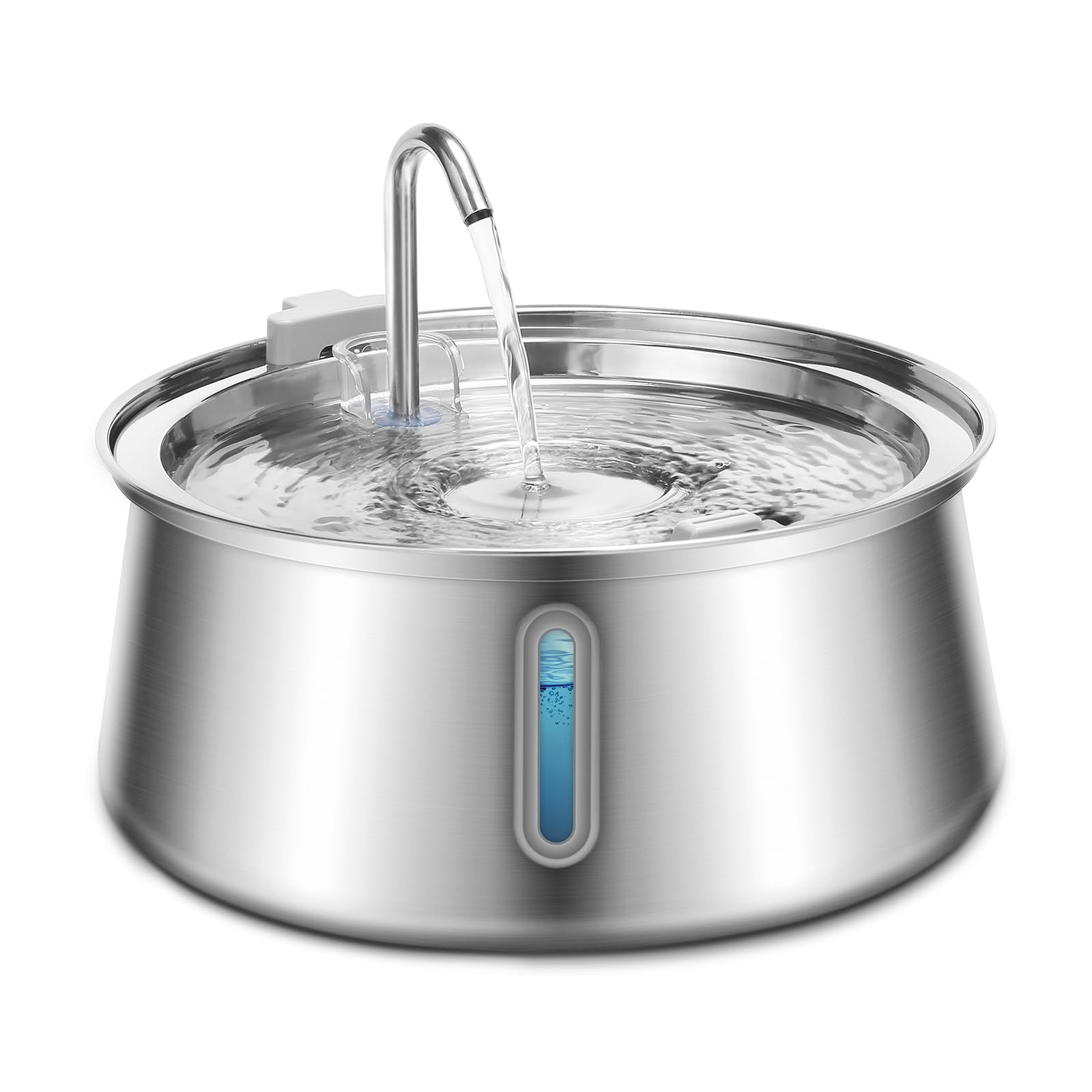 ZEKIRY Cat Water Fountain Stainless Steel, 134oz/4L Automatic Water ...