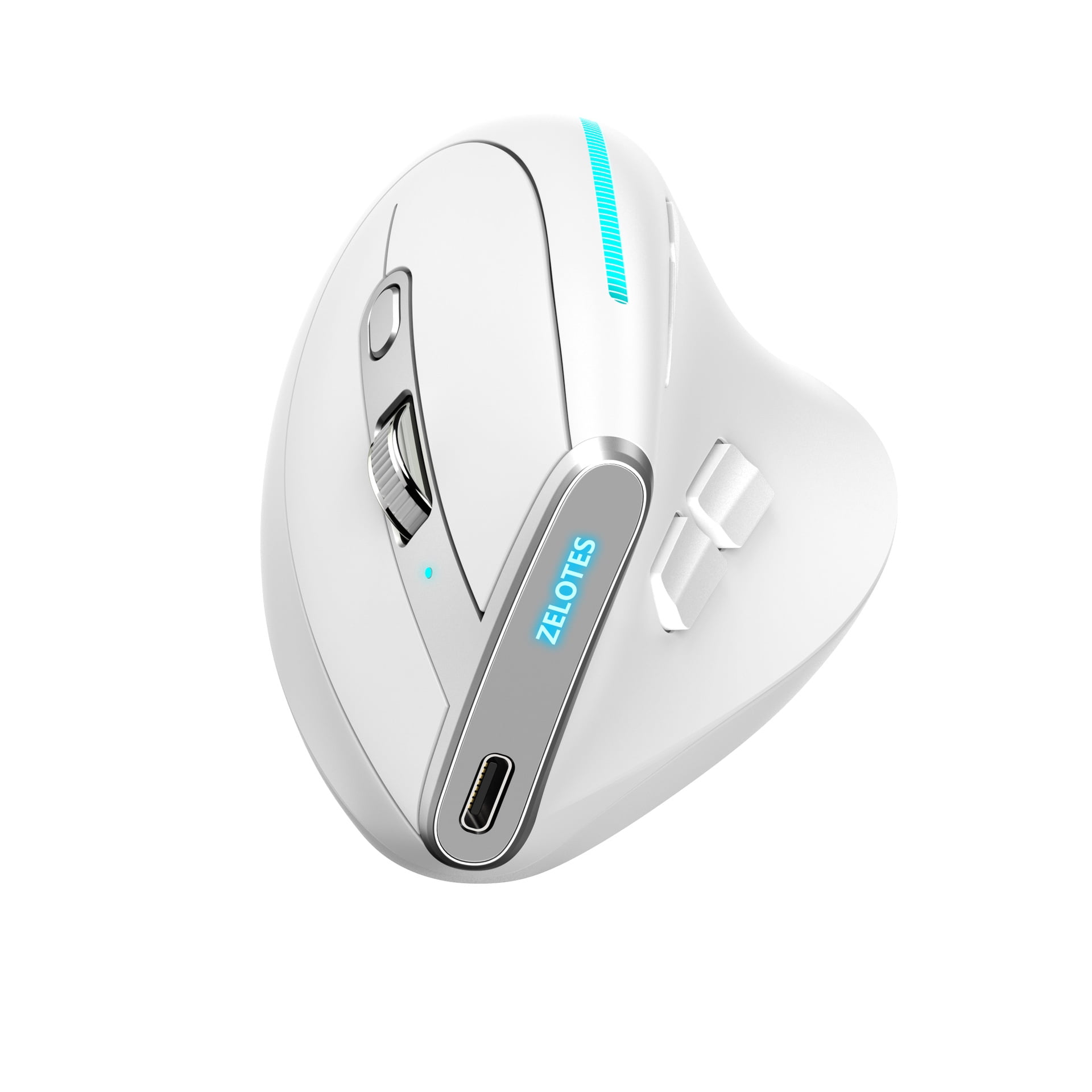 ZELOTES Master F-36 Wireless Vertical 2.4G Bluetooth Mouse RGB ...