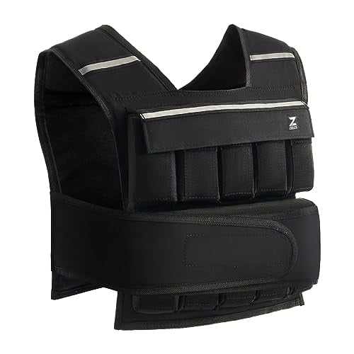 ZELUS 20lb/ 30lb/ 60lb Weighted Vest with Adjustable Weights for ...