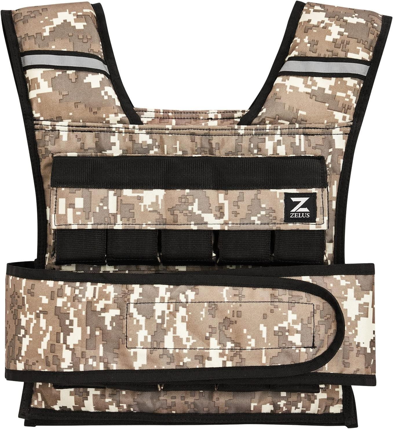 ZELUS 23lb|45lb Weighted Vest with Iron Weights for Exercise ...
