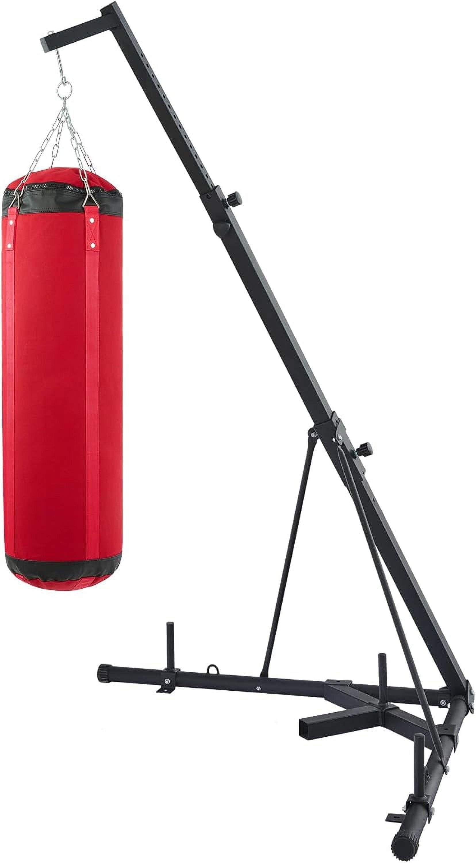 ZELUS Heavy Duty Punching Bag Stand, Height Adjustable Boxing Bag Stand ...