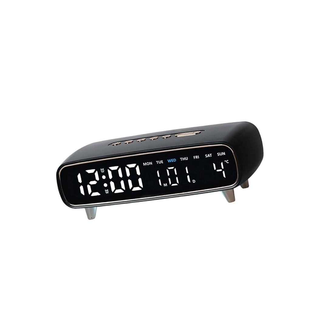ZELVINN Intelligent Digital Alarm Clock with Double Power Supply ...
