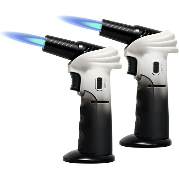 ZEN Butane Torch Lighter, 0-90°Rotating Angle Butane Lighter ...