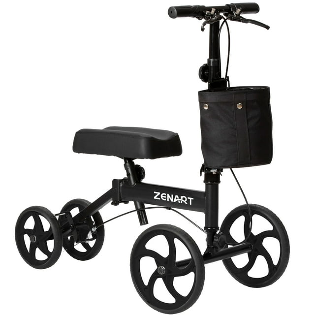 ZENART Economy Knee Scooter Foldable Walker for Foot Surgery Adult ...