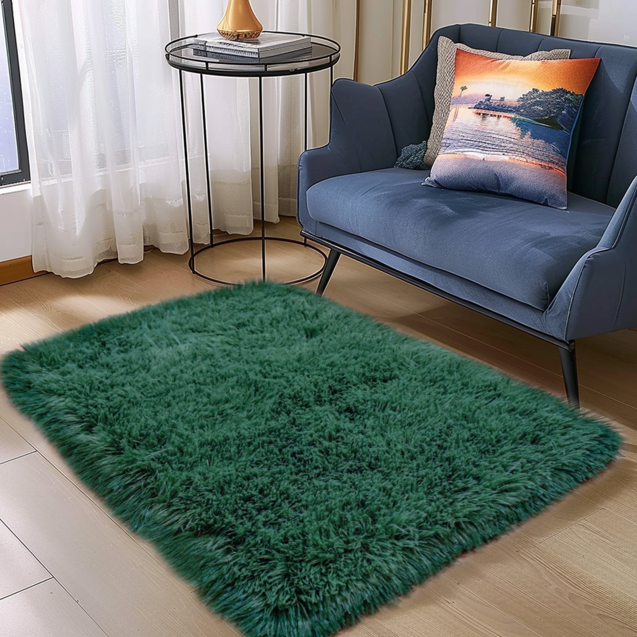 Zeneless 3'x 5' Soft Fluffy Shaggy Area Rug for Boys Kids Bedroom ...